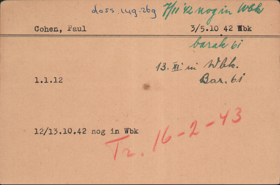 Cohen Paul – Spuren im Vest